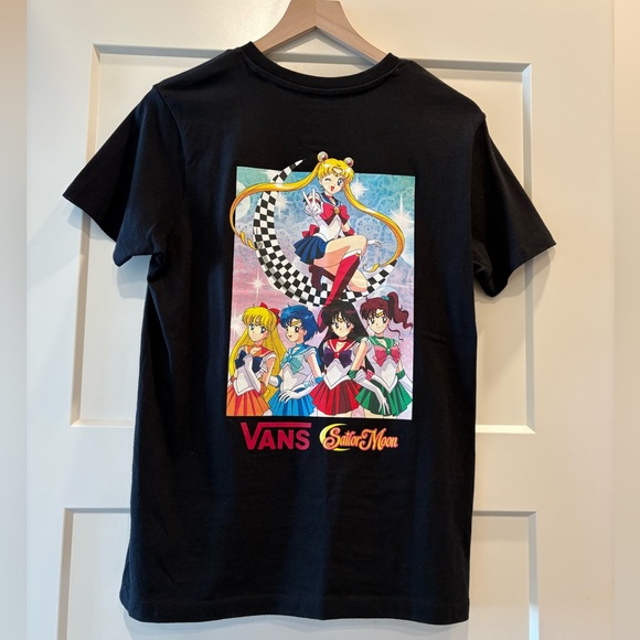 Vans | Shirts | Mens Vans Sailor Moon Black Tshirt | Poshmark
